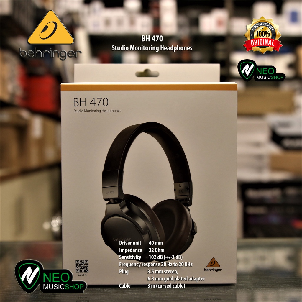 Jual Behringer BH470 Behringer BH 470 Studio Monitoring Headphones | Shopee Indonesia