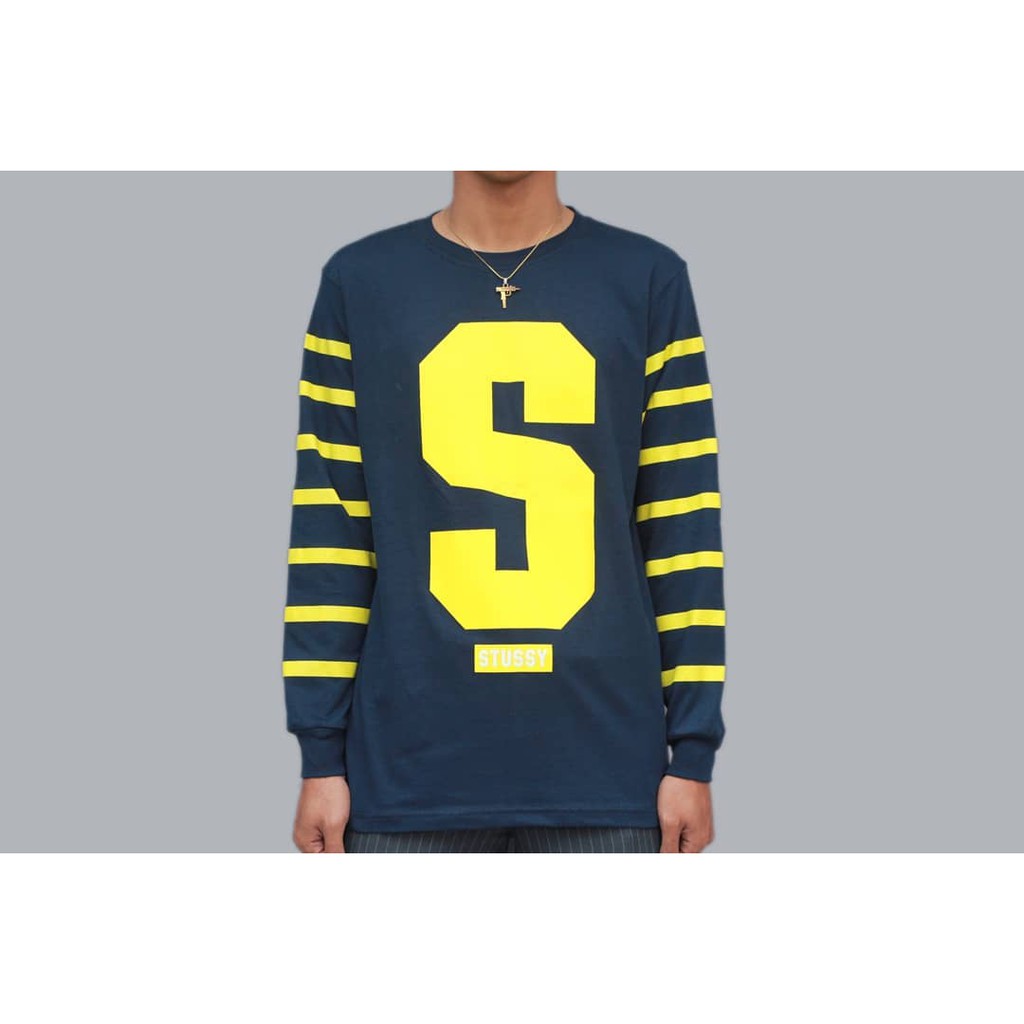 Jual Stussy Vintage Big S logo spellout Stripe | Shopee Indonesia