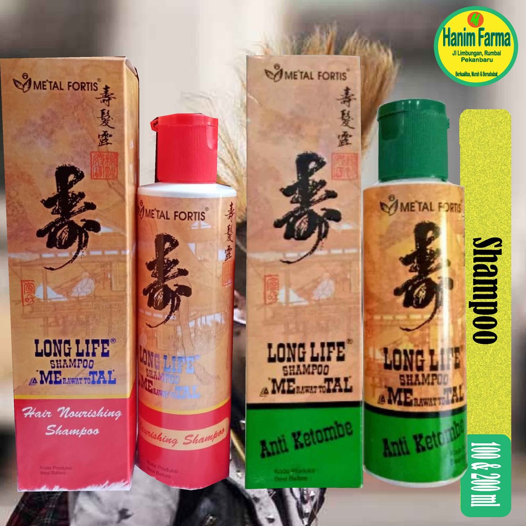 Jual Shampoo Metal Fortis Long Life Hair Nourishing 100 & 200 ml ...