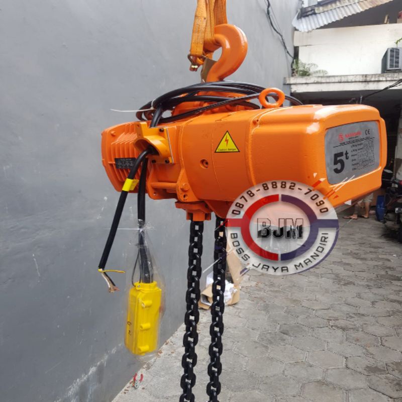 Jual Electric chain Hoist 5ton x 6 meter 380 volt Nagasaki japan ...