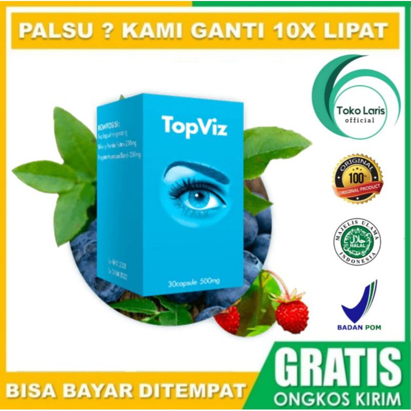 Jual TOPVIZ ASLI ORIGINAL KESEHATAN MATA - OBAT MATA MINUS - OBAT MATA ...