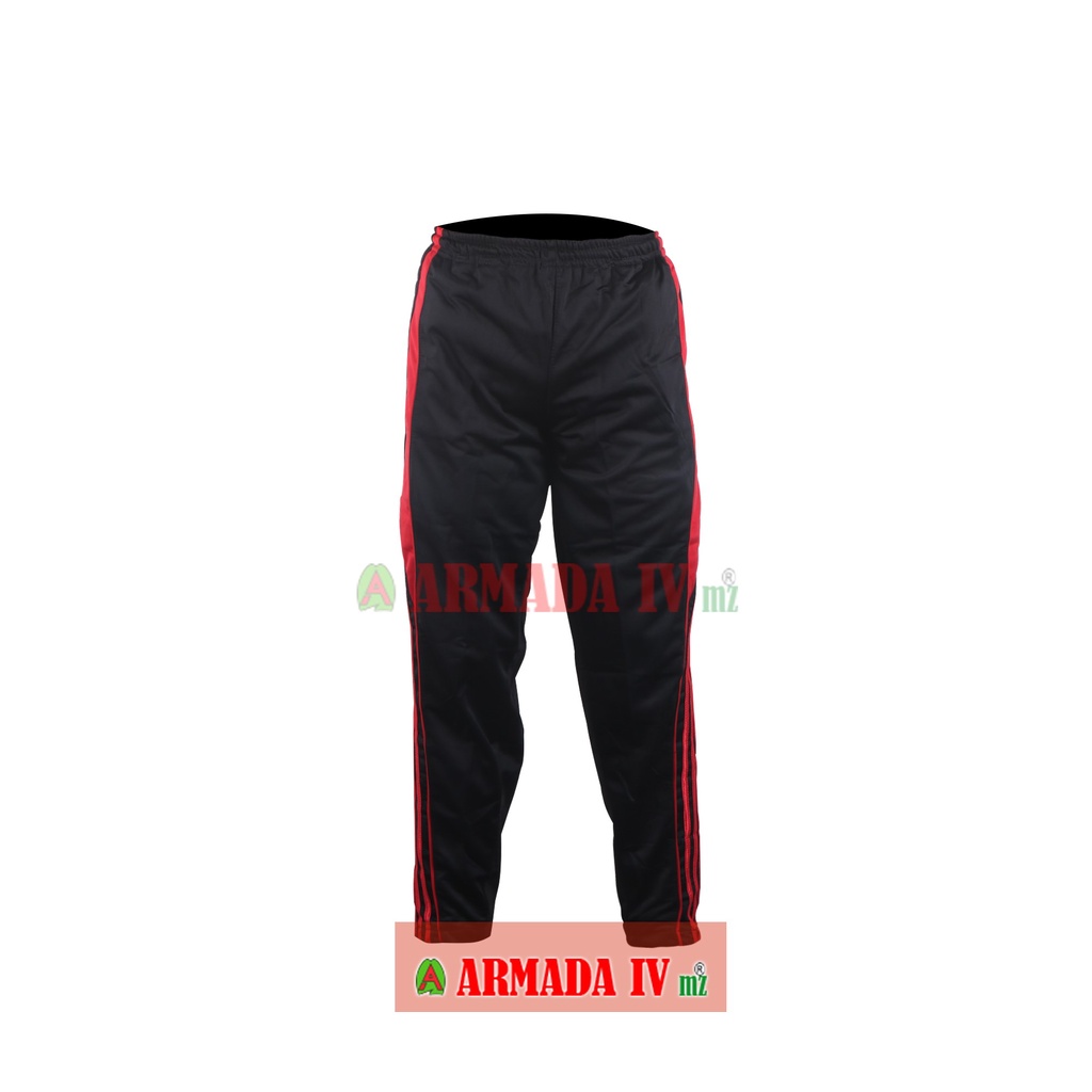 Jual Celana Training Panjang Hitam Variasi Merah | Shopee Indonesia