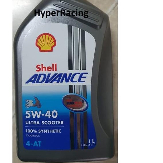 Jual Shell Advance Ultra Scooter 5W - 40 1 Liter Oli Matic Full ...
