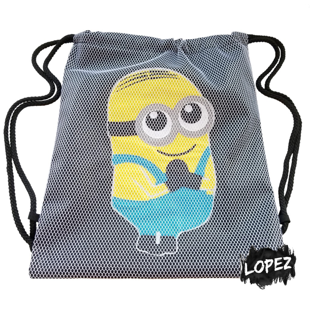Jual Tas Jaring Minion / Tas Serut Despicable Me / String Bag Minions ...