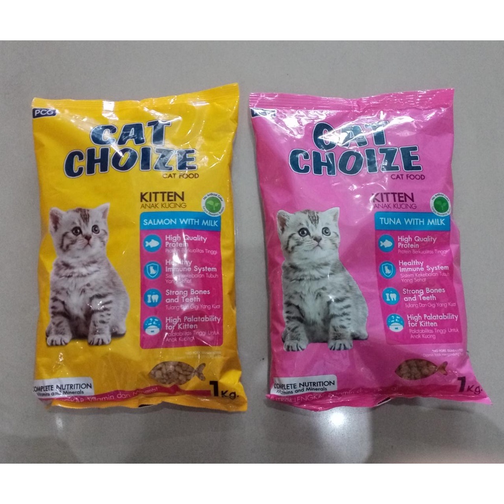 Jual CAT CHOIZE KITTEN REPACKING 1KG ALL VARIAN/CATFOOD | Shopee Indonesia