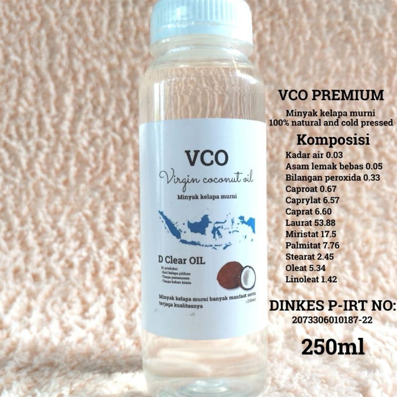 Jual vco premium 250ml cold pressed proses | Shopee Indonesia