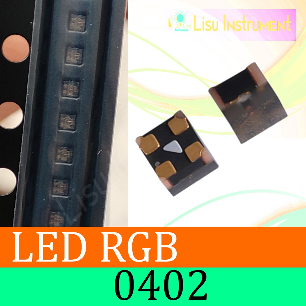 Jual 0404 Ultra High Brightness RGB Common Anode SMD LED SMT 1.0X1.0X0 ...