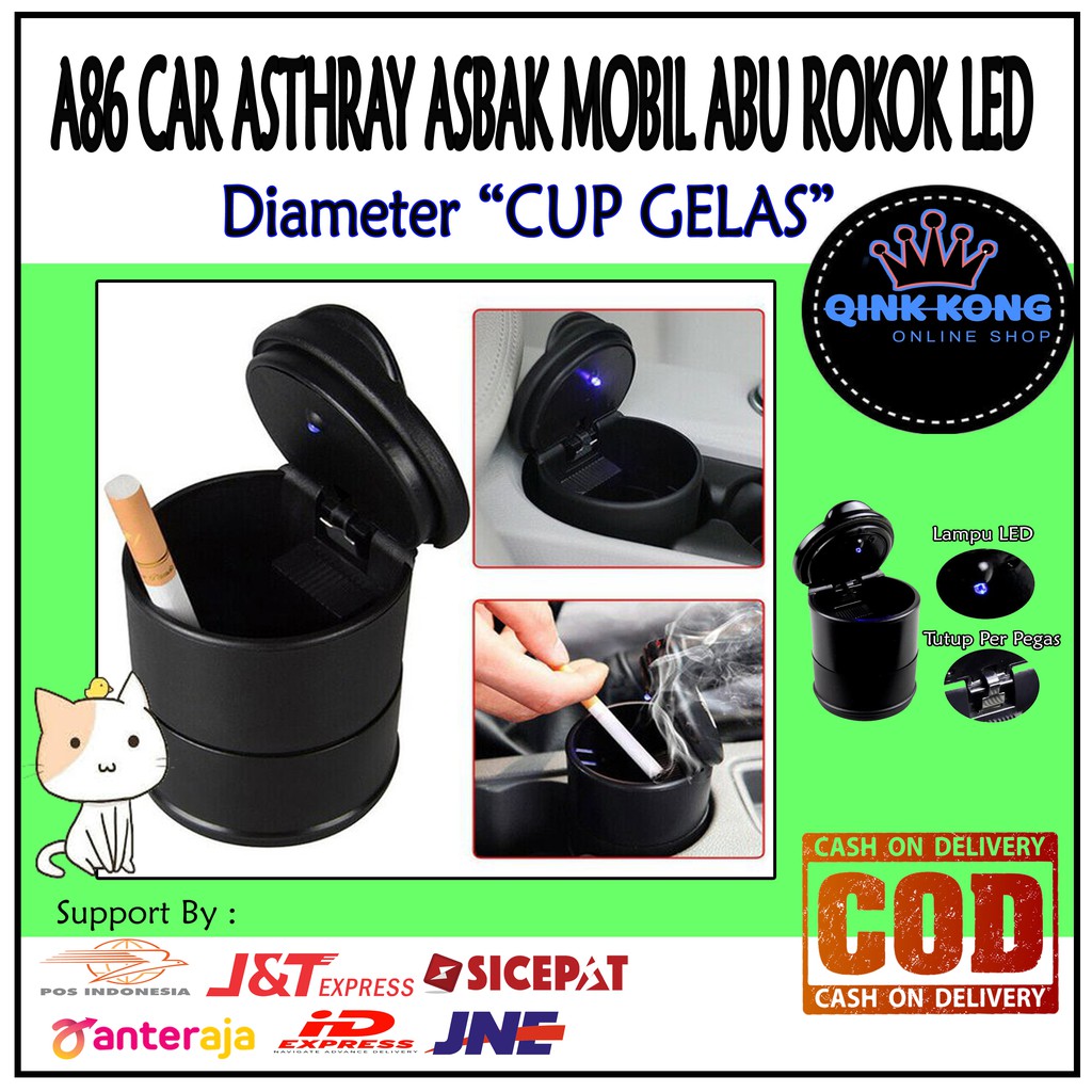 Jual ASBAK MOBIL PORTABEL LED | Shopee Indonesia