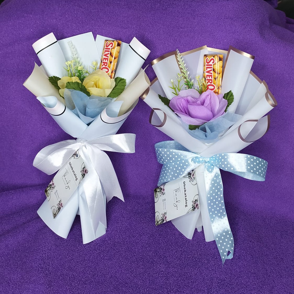 Jual Single Buket | Buket Bunga | Buket Silverqueen | Buket Wisuda ...