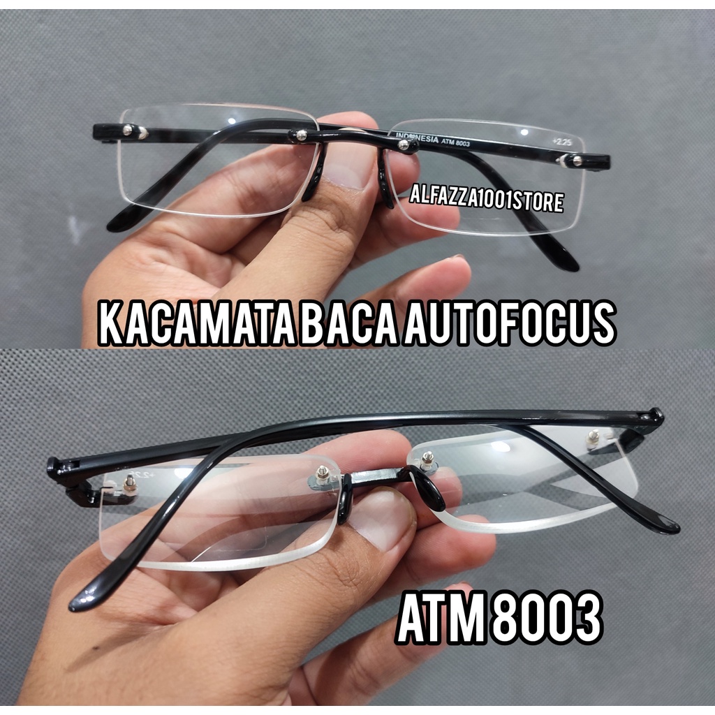 Jual 8003- Kacamata Baca Pria Wanita Model Bor /Rimles Kuat/Ringan ...