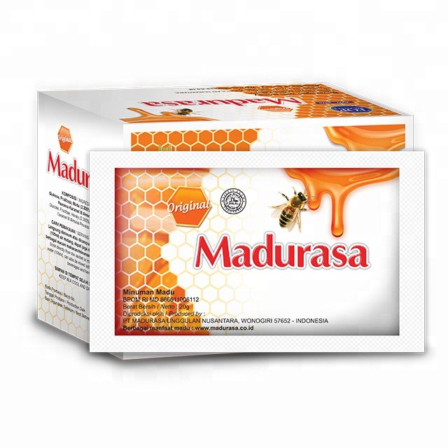 Jual Madurasa Madu Rasa Sachet 12x20 gr - Box (rasa original & jeruk nipis) | Shopee Indonesia