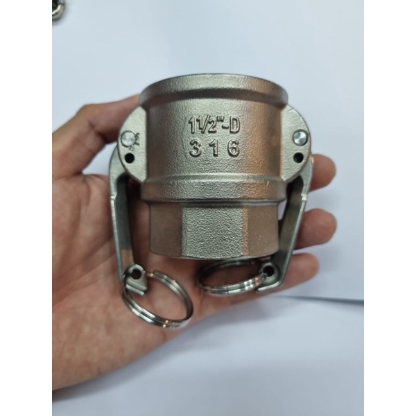 Jual Camlock Type B 1 1/2” Inch Stainless 316 B 150 | Shopee Indonesia