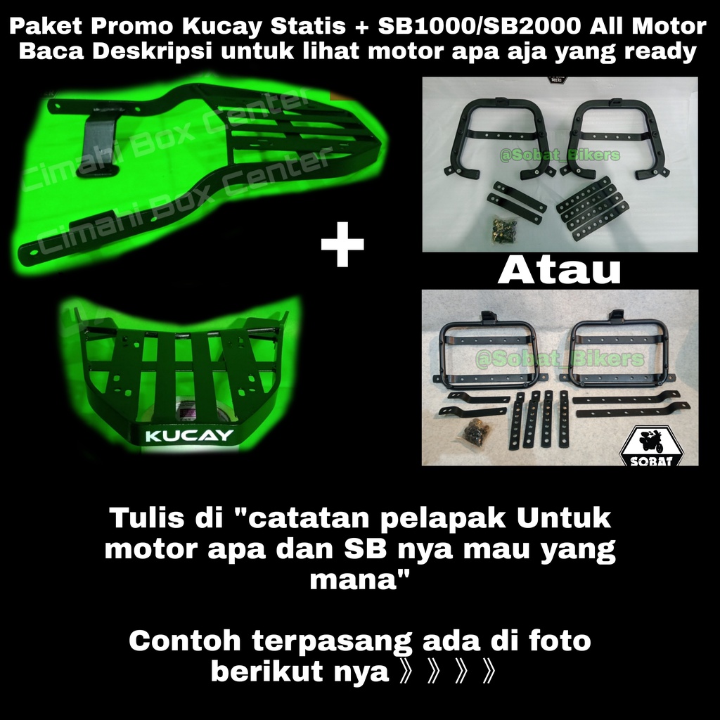 Jual PROMO Paket Bracket Original KUCAY + SB2000 atau SB1000 All Motor ...
