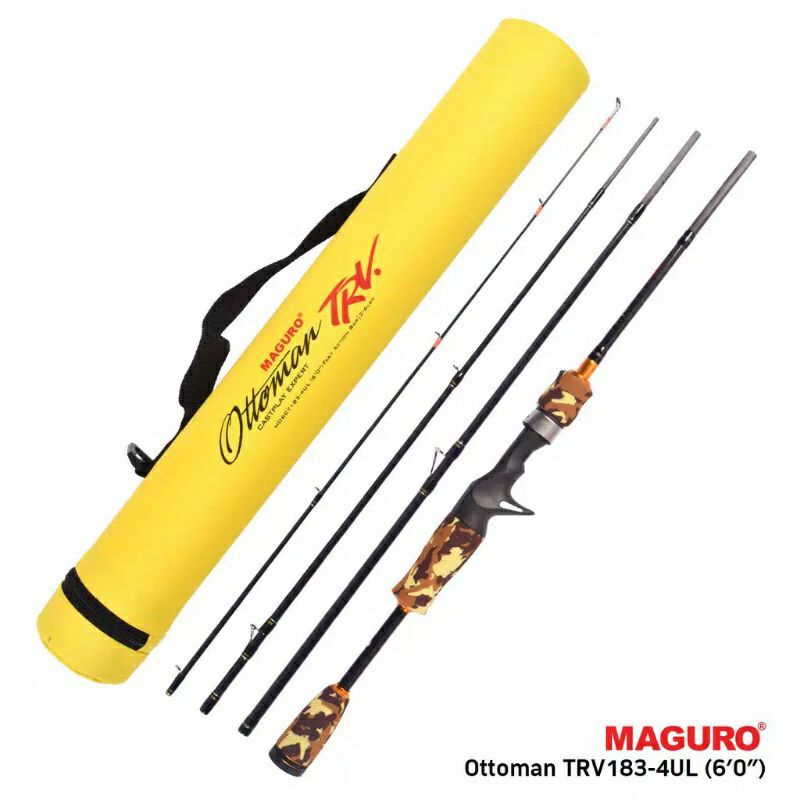 Jual Joran BC Maguro OTTOMAN TRV | Travell Rod | Full Fuji | Sambung 4 ...