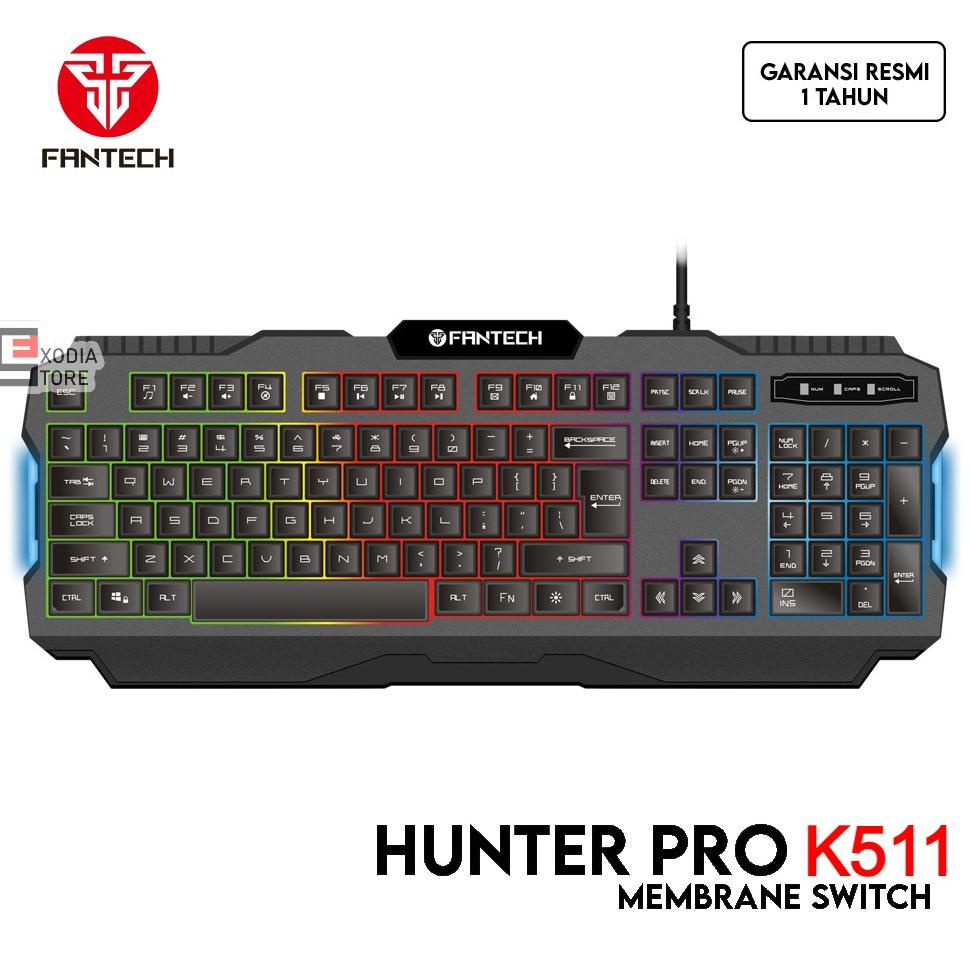 Jual Fantech HUNTER PRO K511 RGB Backlite Keyboard Gaming Membrane ...
