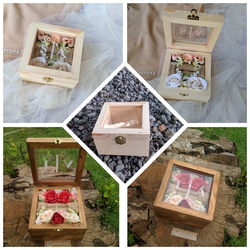 Jual Box Cincin / Ringbox Kayu / Kotak Cincin / Ring Box Urwah al ...