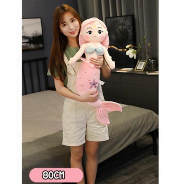 Jual BONEKA MERMAID STAR IKAN PUTRI DUYUNG 40cm 80cm New Boneka Kado ...