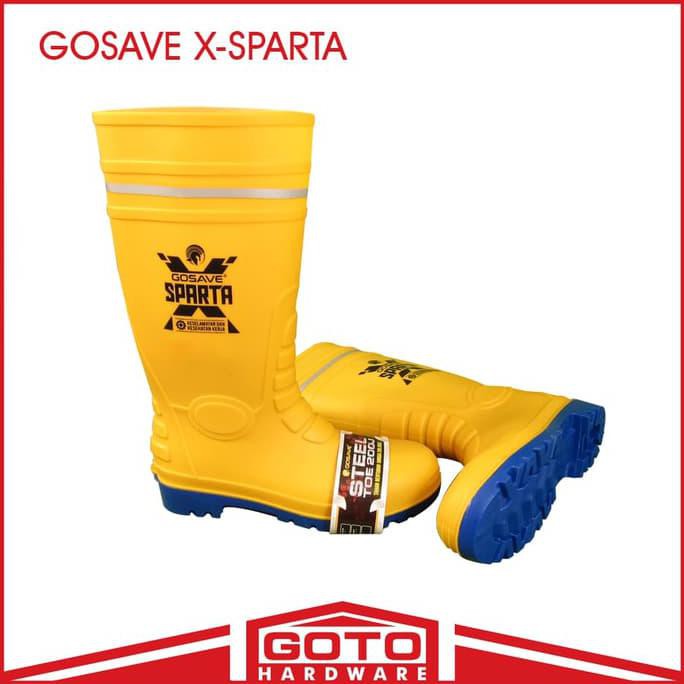 Jual Jual Gosave Sepatu Boot Safety Xsparta Pvc Rubber Karet Boots ...