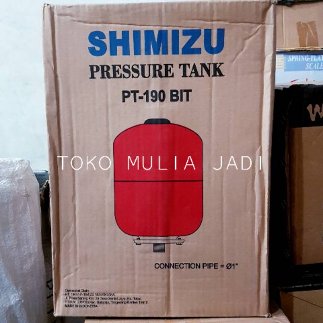 Jual Pressure tank SHIMIZU 19 ltr PT 190 BIT / tabung tangki pompa air ...