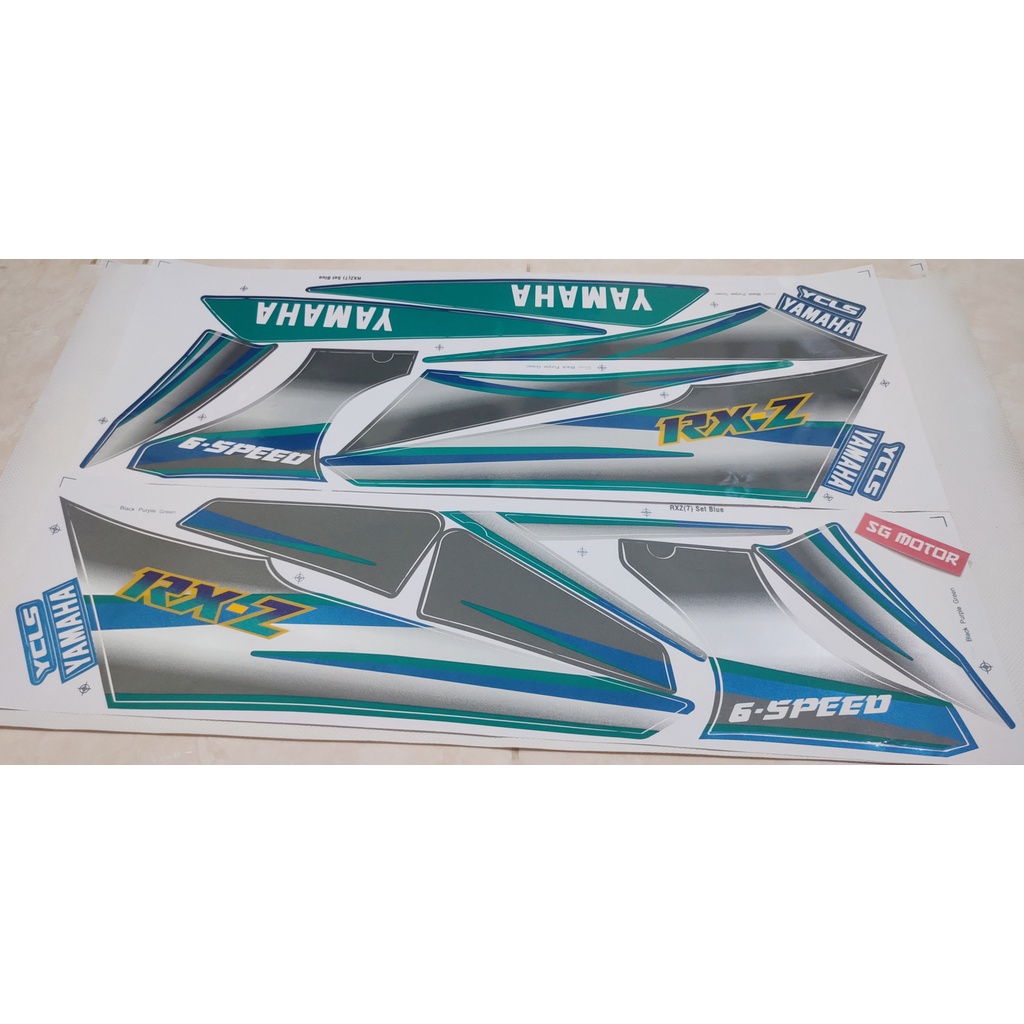 Jual STIKER BODI RXZ LAMA. STRIPING BODY YAMAHA RXZ MILE WARNA HIJAU ...