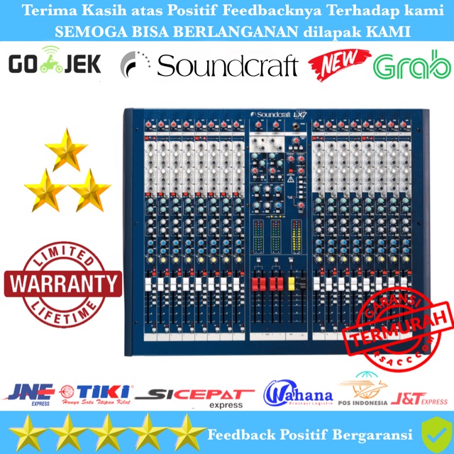 Jual MIXING STUDIO Mixer Soundcraft LX 7 Ii 16 Channel Original ...