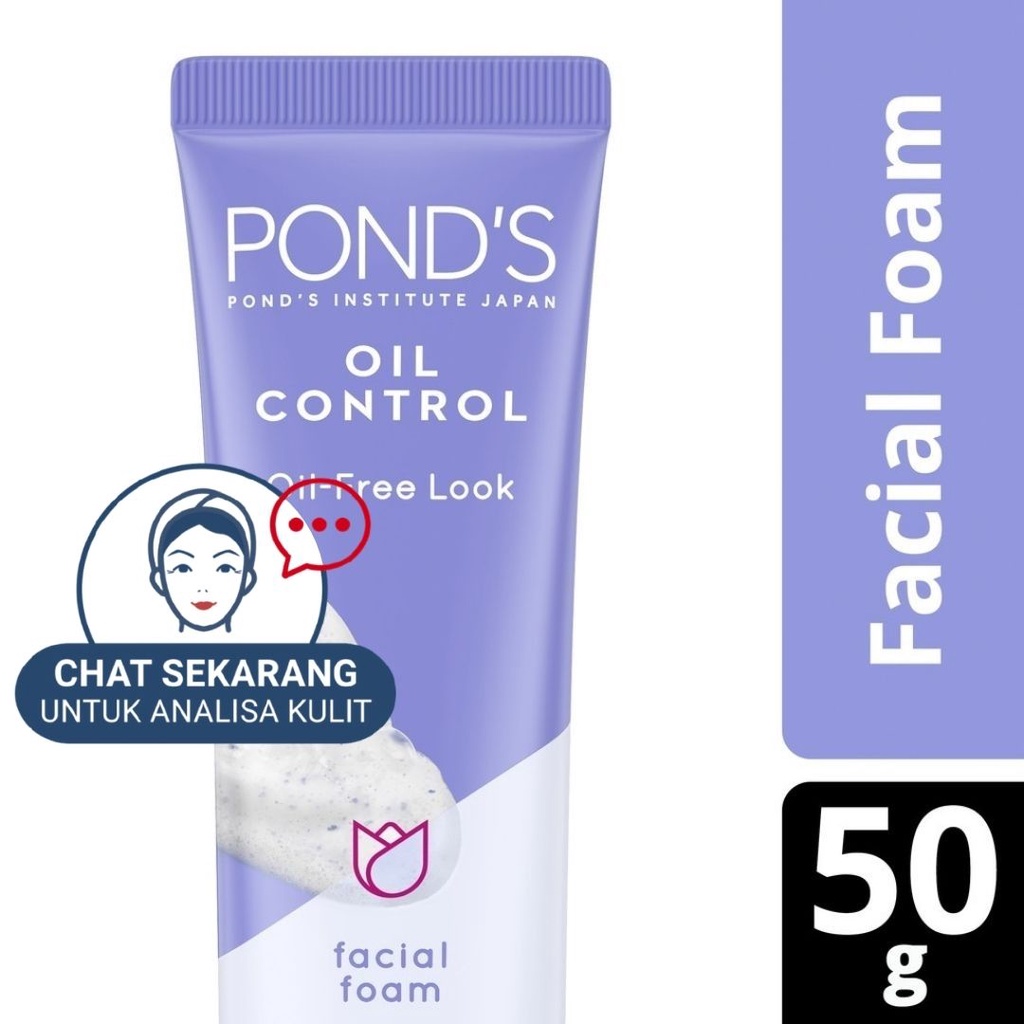 Jual Ponds Oil Control Facial Foam 50G | Shopee Indonesia