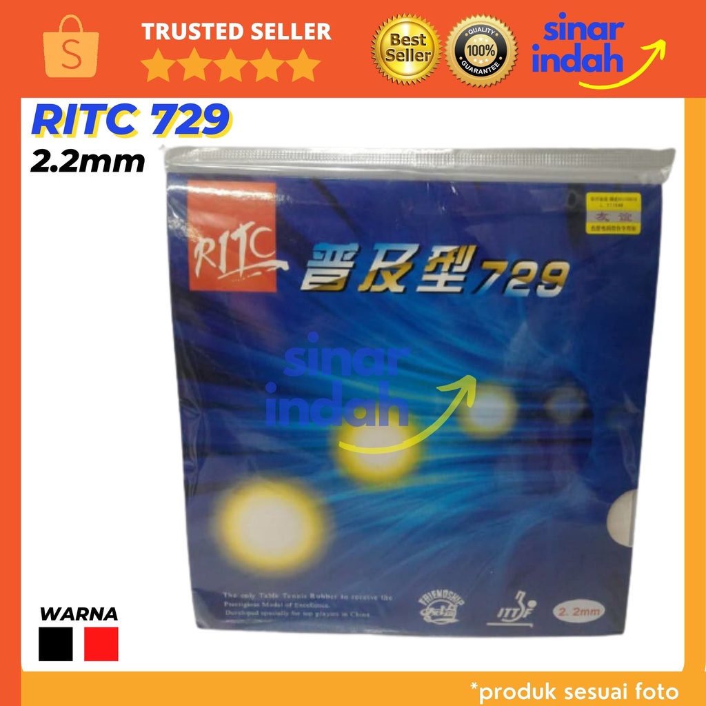 Jual Karet Pingpong RITC 729 Karet Bat Tenis Meja Rubber Ping Pong | Shopee Indonesia