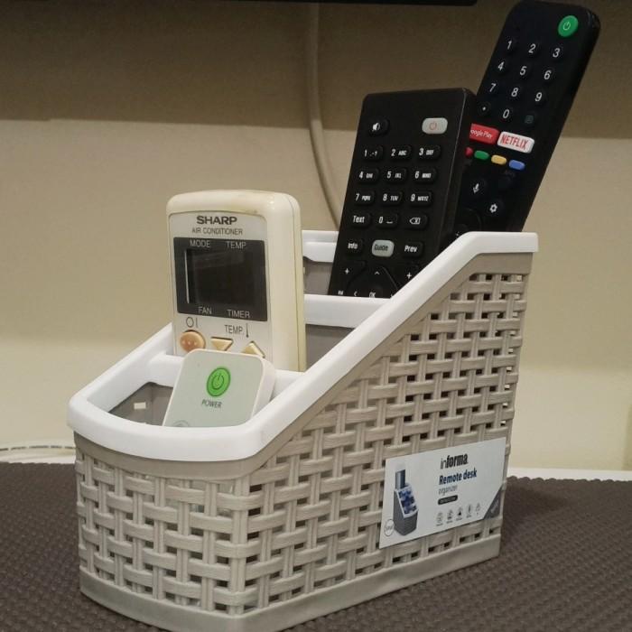 Jual Polka Tempat Remote Tv Dan Ac Kotak Remote Kotak Serbaguna - Cream ...