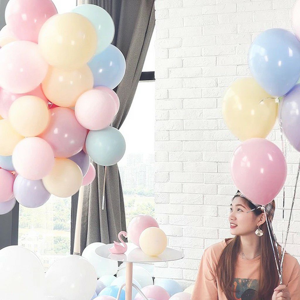 Jual COD - SFD - Balon latex Macaron Balon Pastel tebal 12 inch balon ...