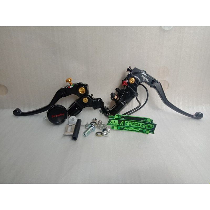 Jual Master Rem Brembo RCS 19 Handle Kiri Rem dan Kopling Manual matic ...