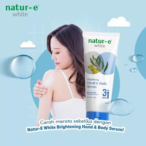 Jual Natur-E White Brightening Hand Body Serum 180ml | Shopee Indonesia