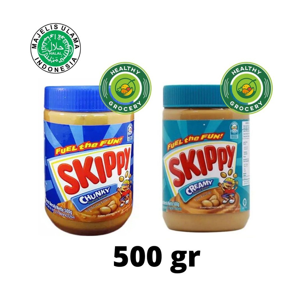 Jual Skippy 500g Creamy Peanut Butter / Chunky / Selai Kacang | Shopee ...