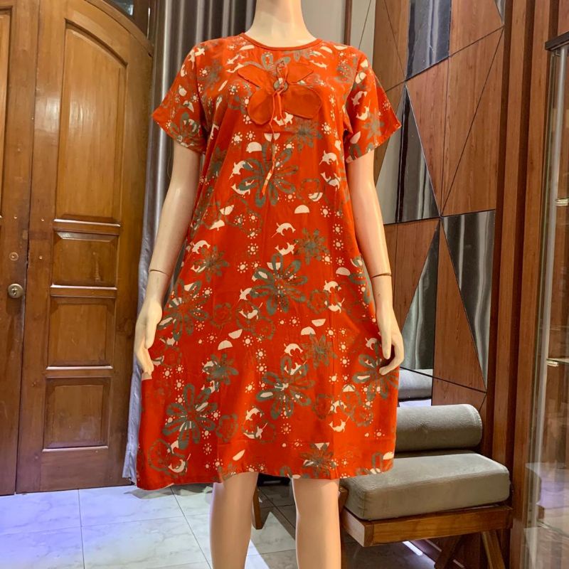 Jual daster remaja model mawar kancing belakang | Shopee Indonesia