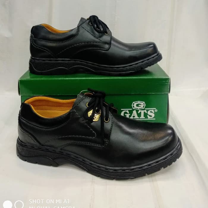 Jual Sepatu Kulit Gats LE 0603 - Black | Shopee Indonesia