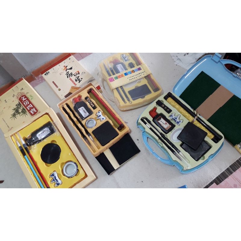 Jual alat kaligrafi shufa set /Tionghua /tradisional/ mopit/ shufa ...