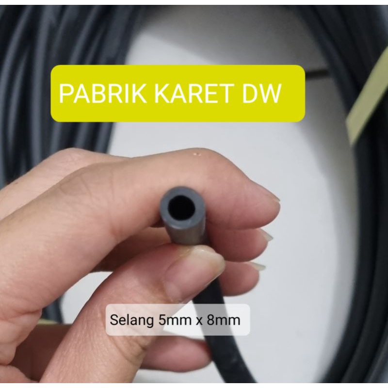 Jual Selang Air 5x8 mm selang Udara Hawa Radiator 5 x 8 mm Karet ...
