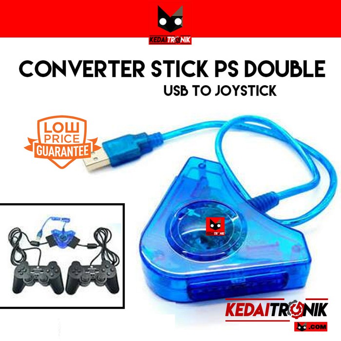 Jual Converter Stick PS Double USB Play Station Joystick Gamepad PS2 ...