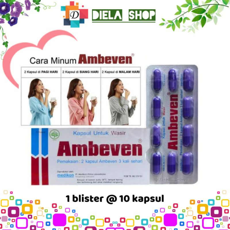 Jual Ambeven Strip 10 kapsul | Shopee Indonesia
