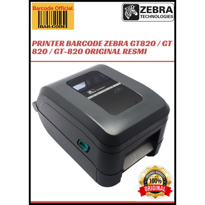 Jual BARCODE PRINTER ZEBRA GT-820 / GT 820 - PRINTER BARCODE ZEBRA ...