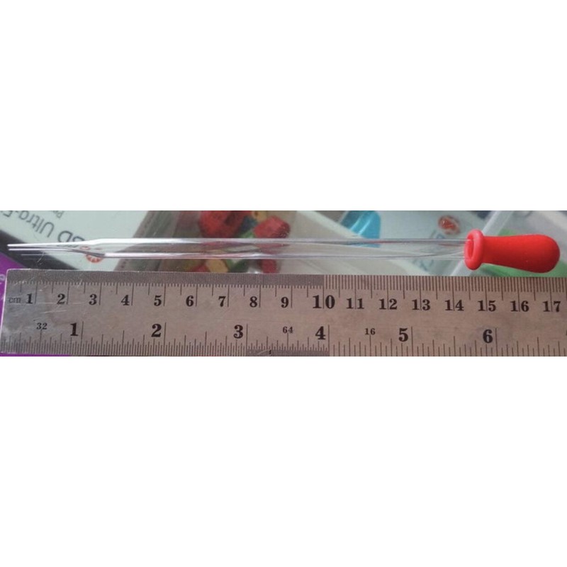 Jual TETES PIPET KACA DOT MERAH UKURAN 15Cm | Shopee Indonesia