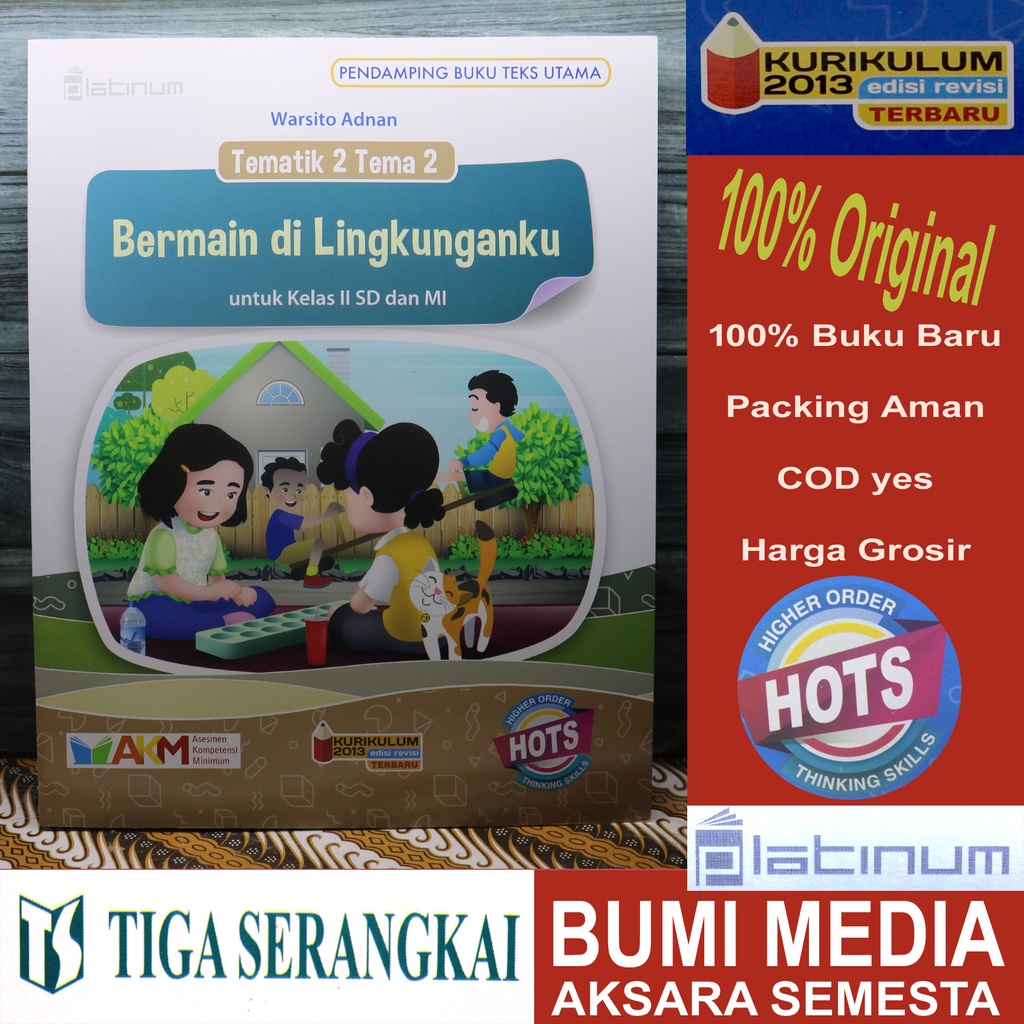 Jual Platinum Pendamping Buku Teks Utama Tematik Kelas 2 Tema 2 SD/MI K13 Edisi Revisi TIGA ...