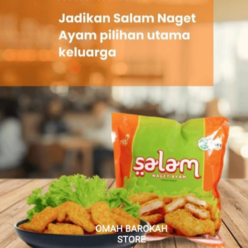 Jual NUGGET SALAM 500gr NUGGET AYAM | Shopee Indonesia