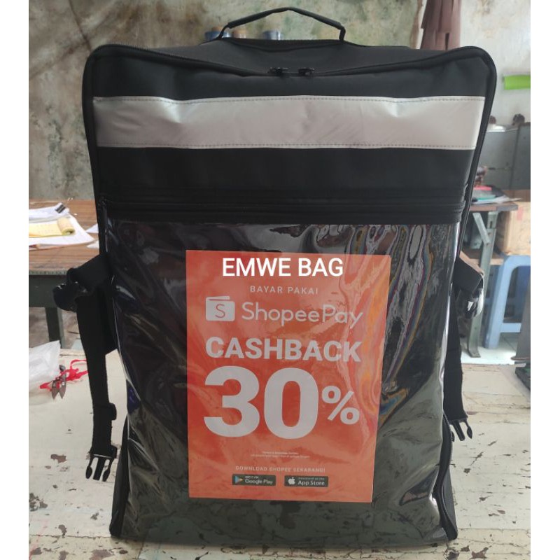 Jual PROMO 80L Tas Ransel delivery tas ojol motor tas kirim tas kurir ...