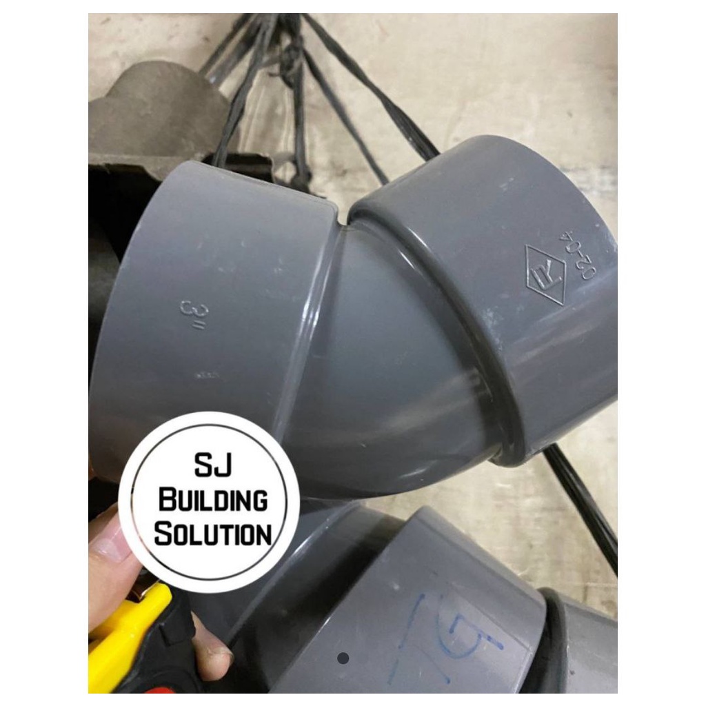 Jual Sambungan L / Keni / Knee 45 Derajat / 45 Elbow D-45L 3" Rucika | Shopee Indonesia