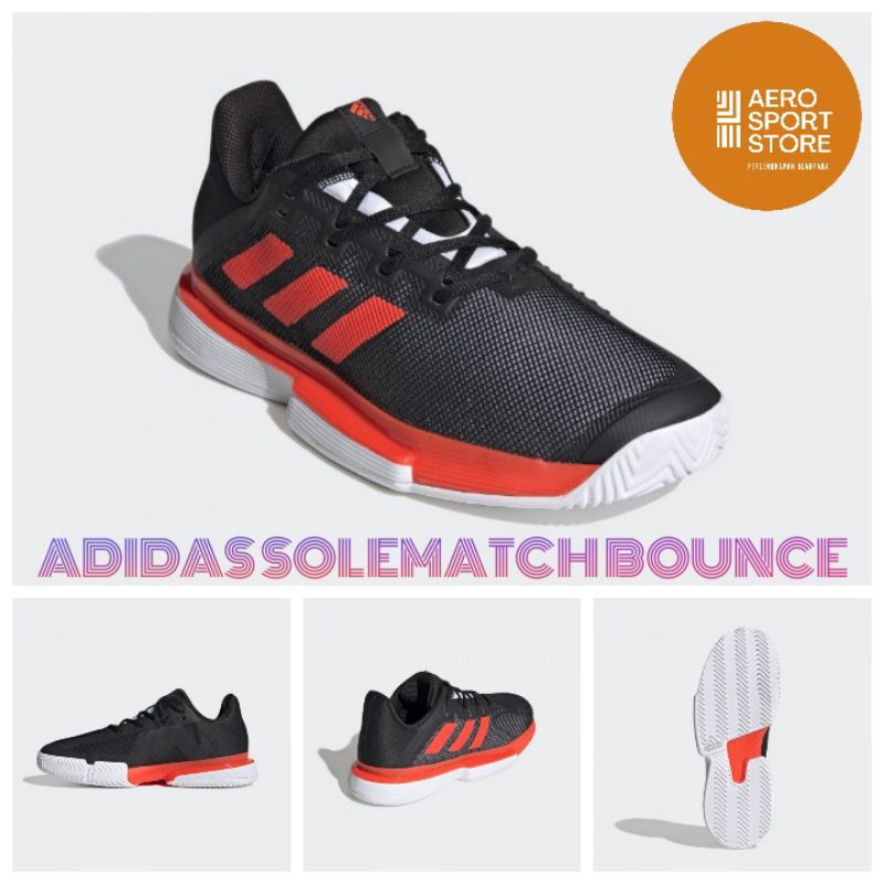 Jual [ SEPATU TENIS ADIDAS SOLEMATCH BOUNCE ] | Shopee Indonesia