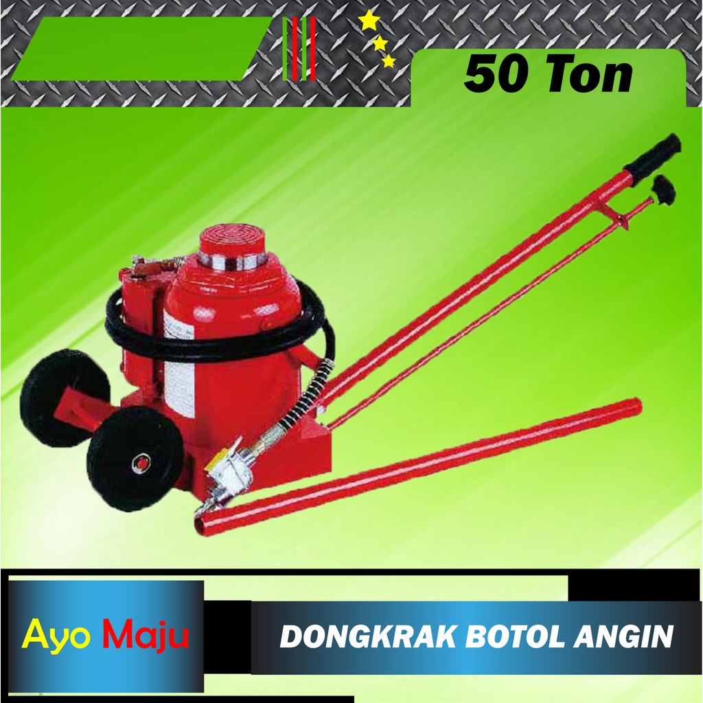 Jual Air Hydraulic Bottle Jack 50 Ton / Dongkrak Botol Angin Hydraulic ...