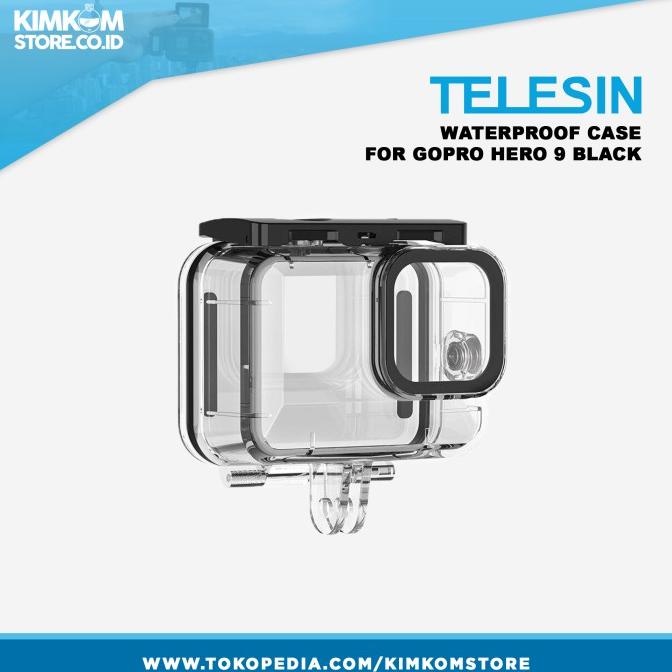 Jual Telesin Waterproof Case for GoPro HERO 9 - Hero9 Casing Underwater ...