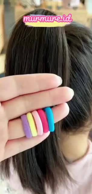 Jual MURMURE.ID | 50PCS KARET IKAT RAMBUT POLOS KOREA KARET SIMPLE ...
