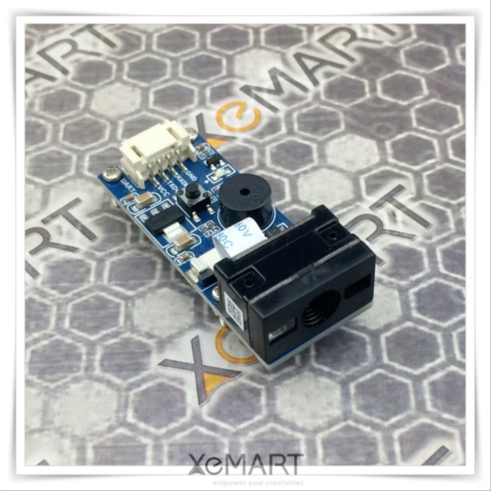 Jual QR Code 2D Barcode Recognition Scanner Module Serial Communication ...