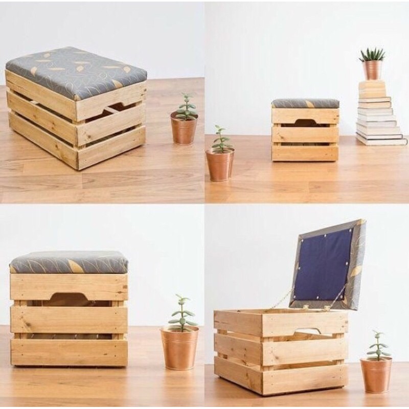 Jual Storage Box Sofa Kayu Minimalis | Shopee Indonesia